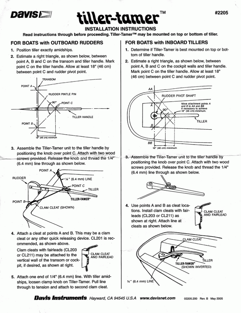 7th-8th June: Tiller Tamer, Locker Vents, Bow Roller – Seatern Diaries